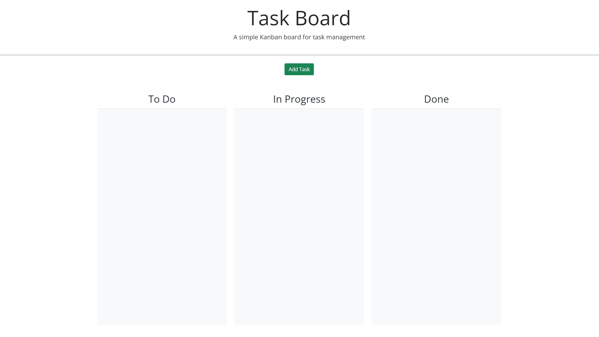 GitHub - tburzynski2/kanban-board: A project management task board ...